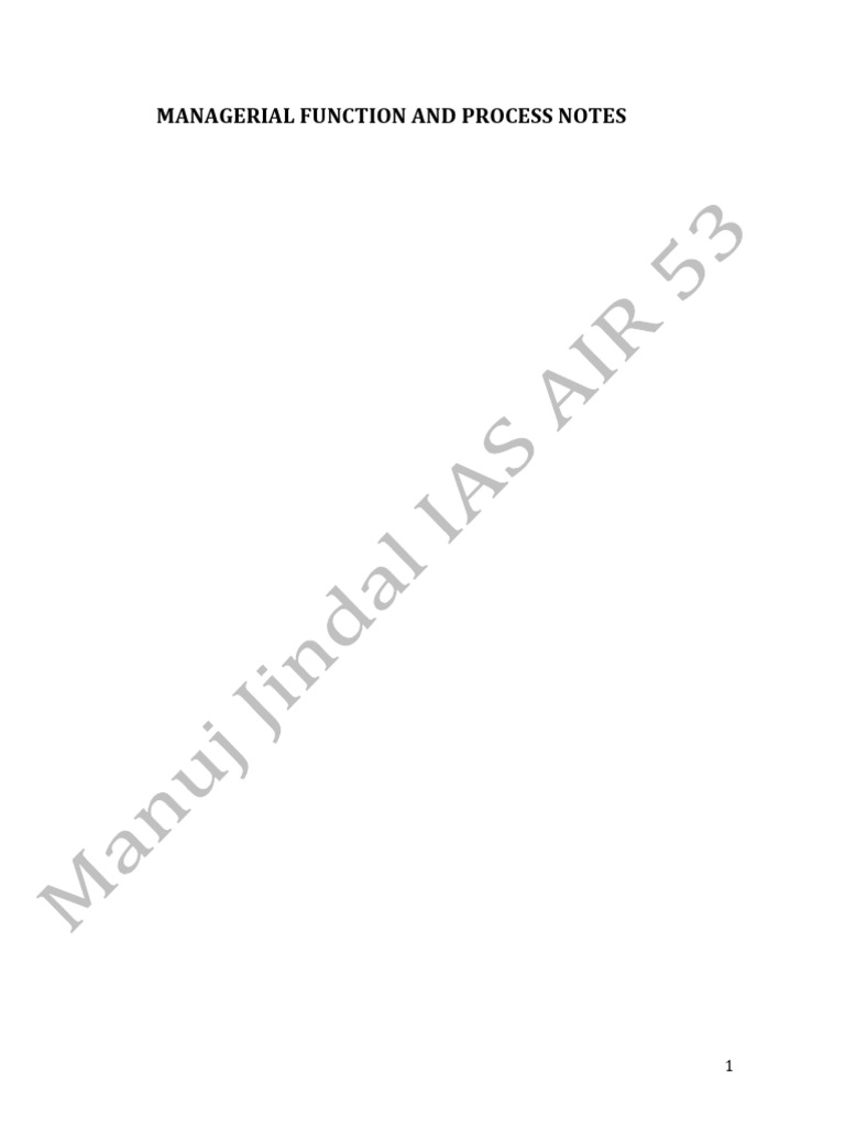 MFP Notes 1 | Download Free PDF | Strategic Management | Strategic Planning