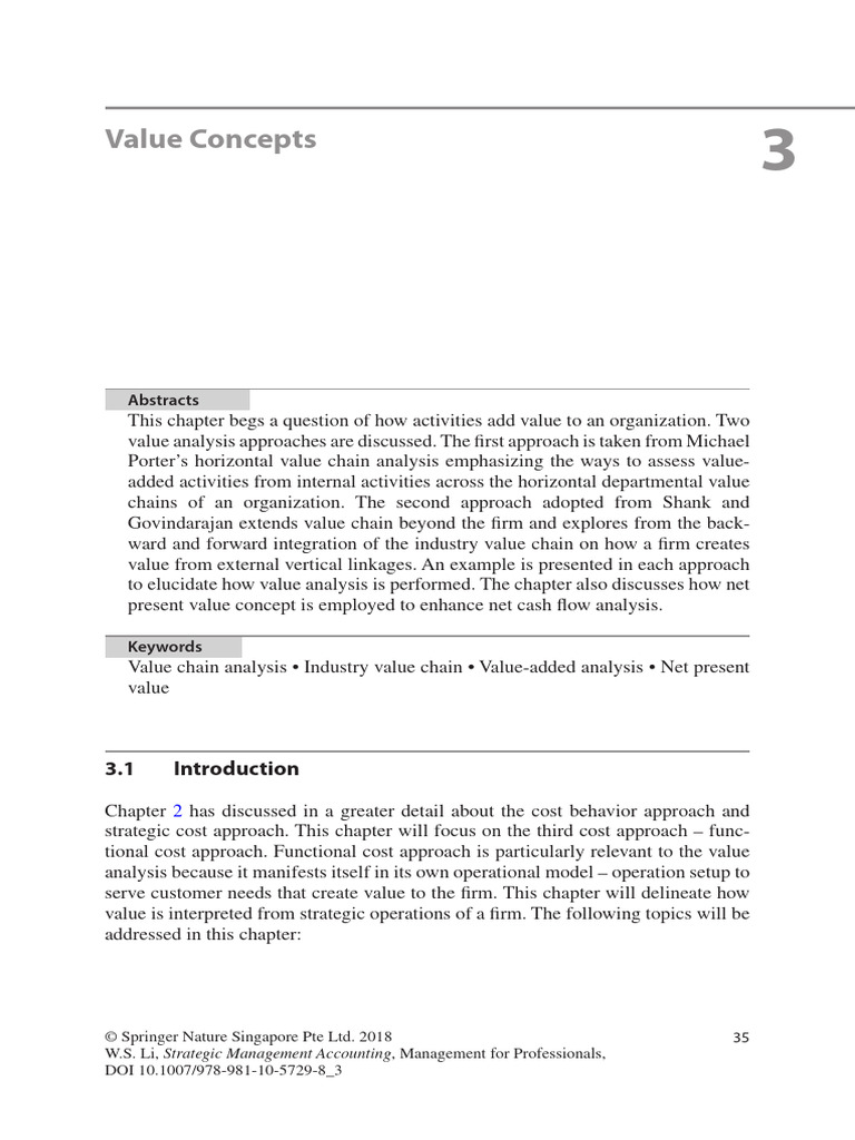 Value Concepts: Abstracts | PDF | Supply Chain | Present Value