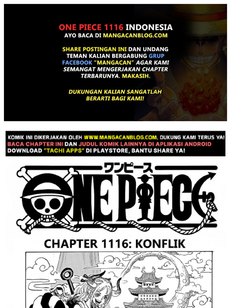 One Piece Chapter 1116 B Indonesia | PDF
