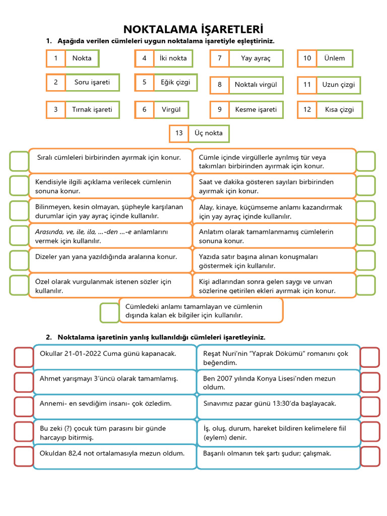 Noktalama İşaretleri - Salih Emre ÖNAL | PDF