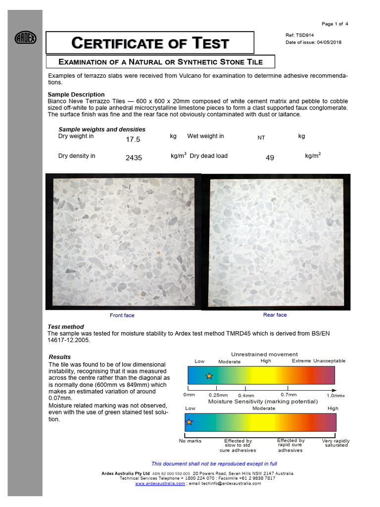 Ertificate OF EST | Download Free PDF | Adhesive | Validity (Statistics)