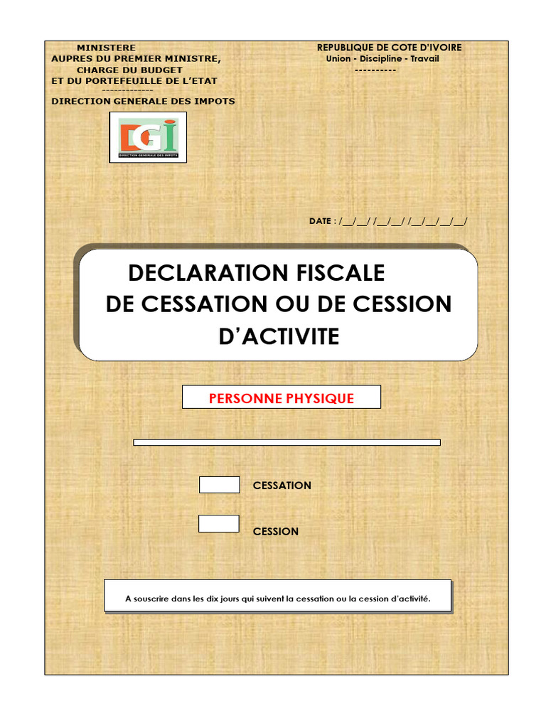 DFC Personnes Physiques | PDF