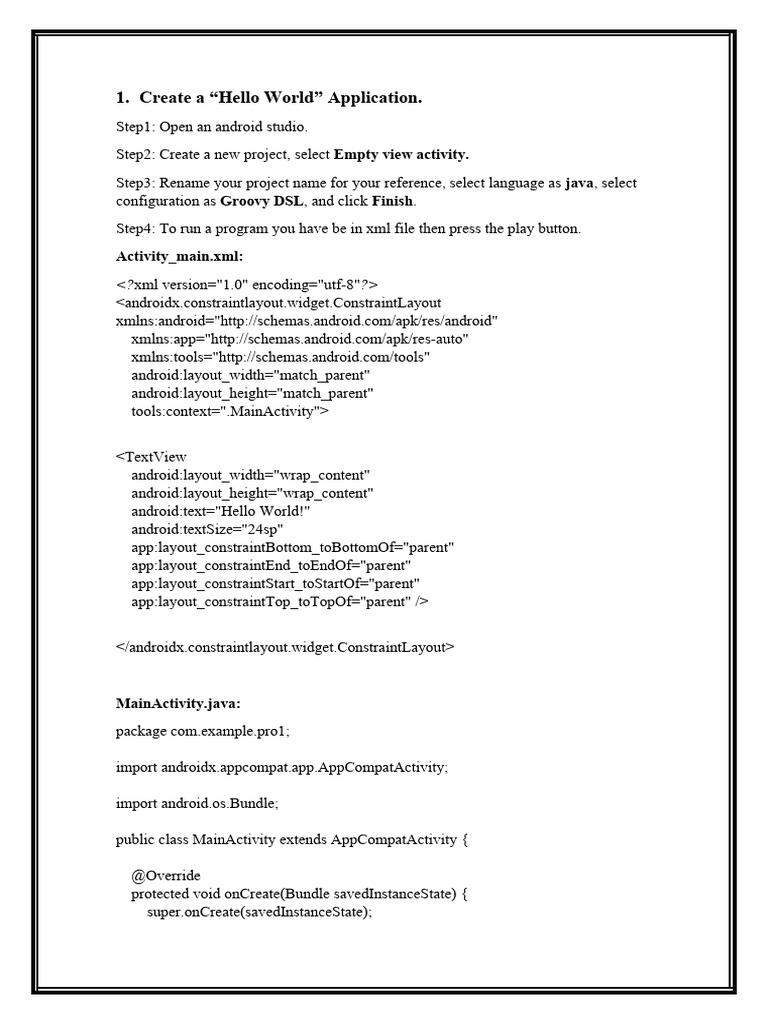 Mad Lab Download Free Pdf Android Operating System Java Programming Language