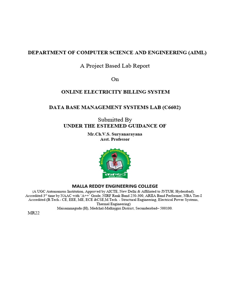 DBMS Project | PDF | Computer Science | Science