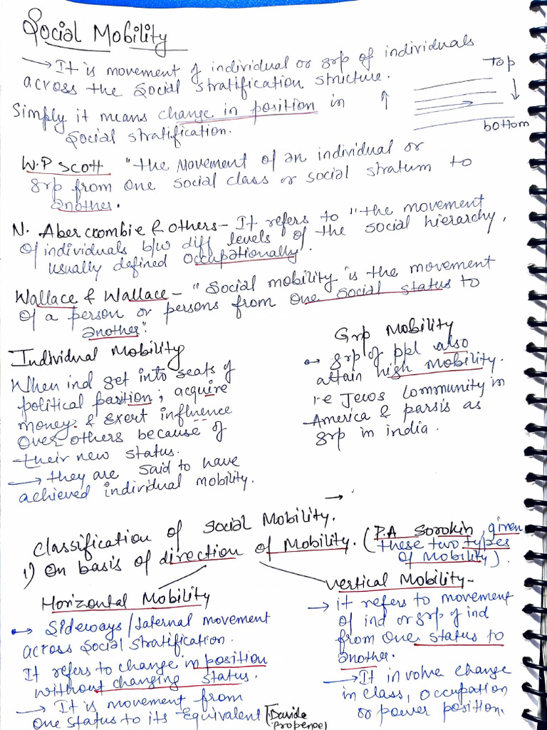 Social Mobility | PDF