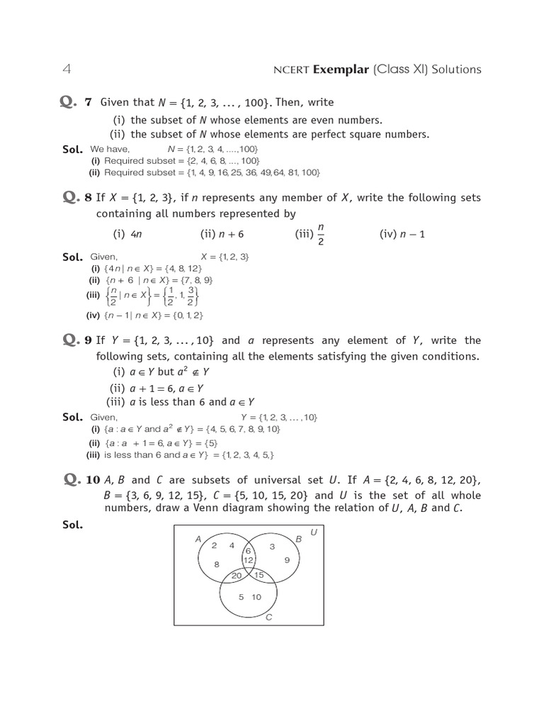 Subsets and Set Operations in Mathematics | PDF