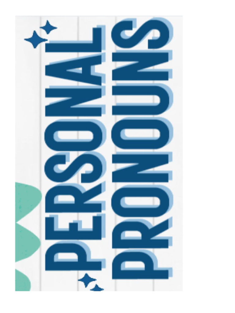 Pronombre Personales | PDF