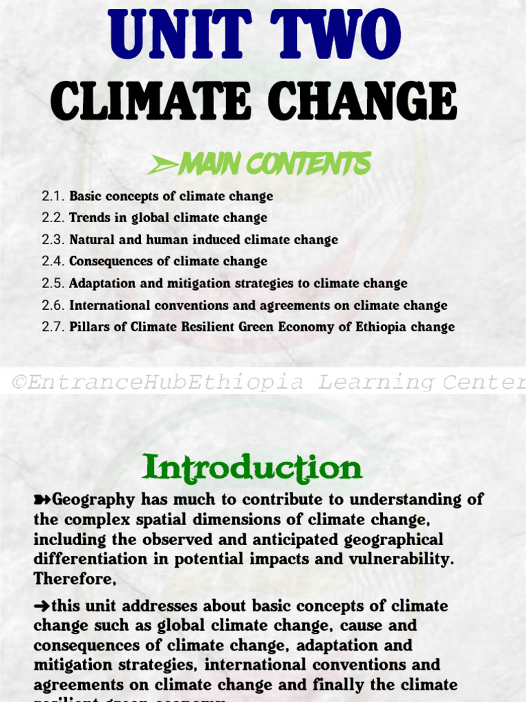 Grade 12 Geography Chapter 2 | PDF | Climate Change | Greenhouse Gas