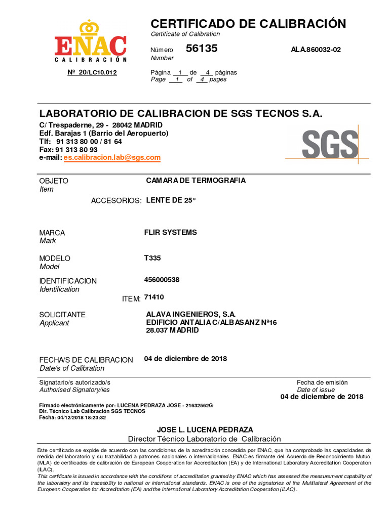 Flir T335 2018 | PDF | Fenómenos de transporte | Fenomeno fisico