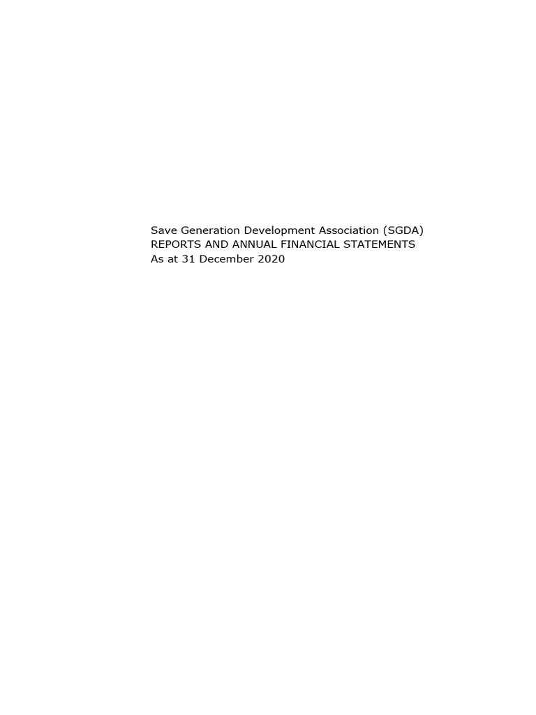 SGDA-IPSAS Based Financial Statements-2020 | PDF | Lease | Revenue