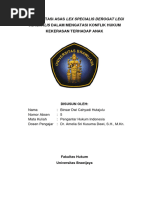 "Asas Lex Specialis di Hukum Pidana" | PDF