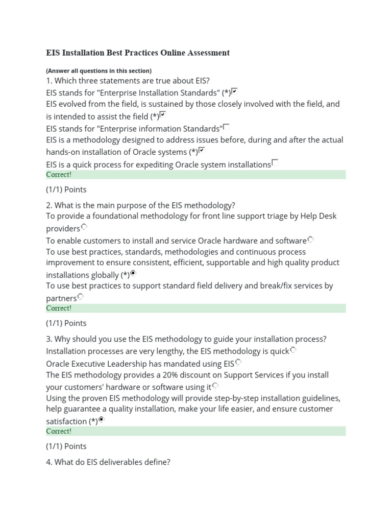 Oracle Exadata Hardware Installation And Software Configuration Online Assessment 2023 Pdf