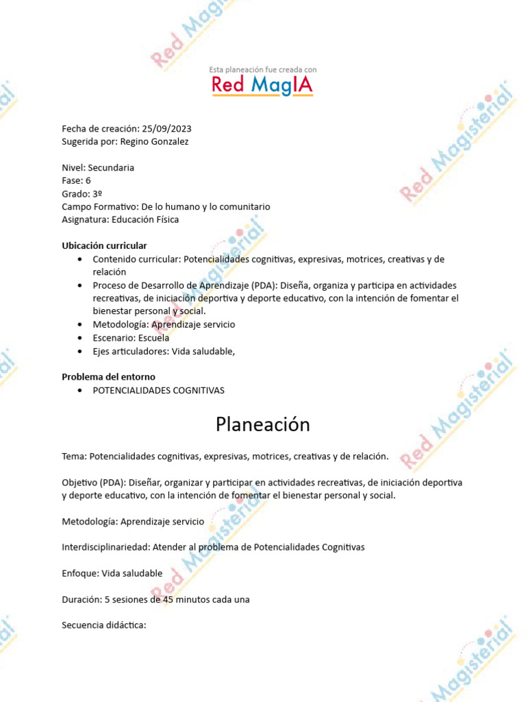 Red MAgIA - Diseña, organiza y participa en actividades recreativas, de ...