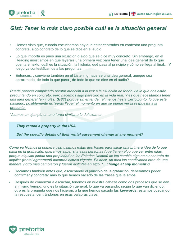 Sesion 2 Listening | PDF