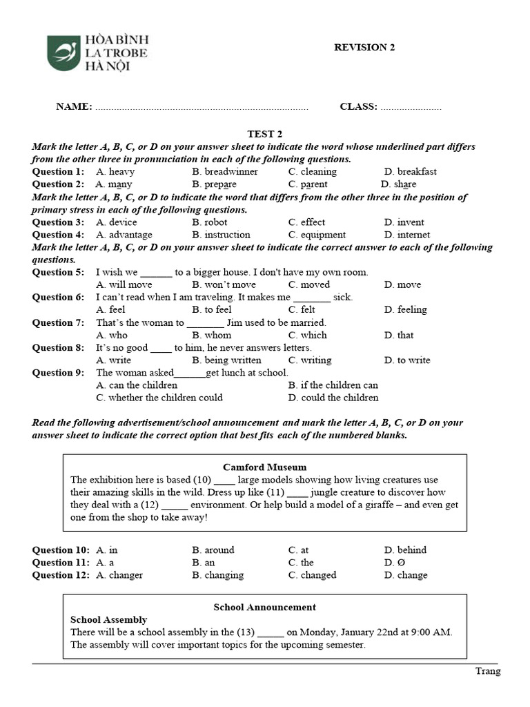 REVISION 2 | PDF | Luck
