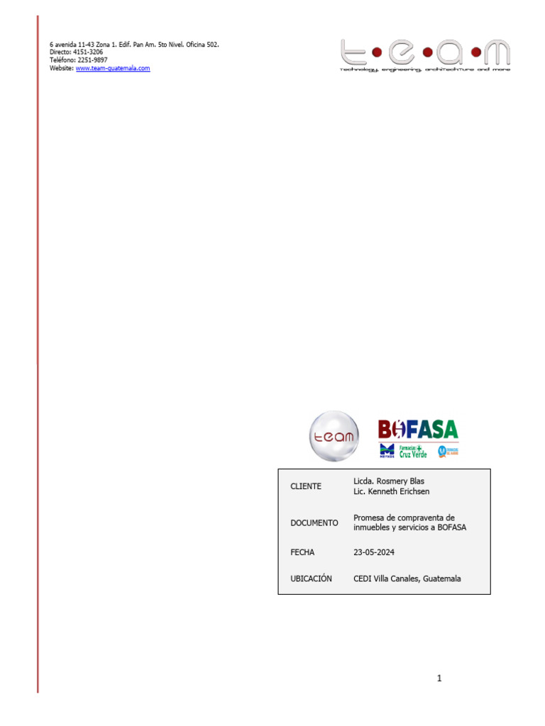 2024-05-23 Comentarios Promesa de Compraventa de Inmuebles y Servicios ...