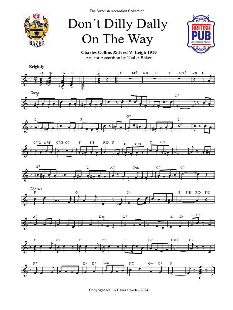 Dont Dilly Dally On The Way | PDF