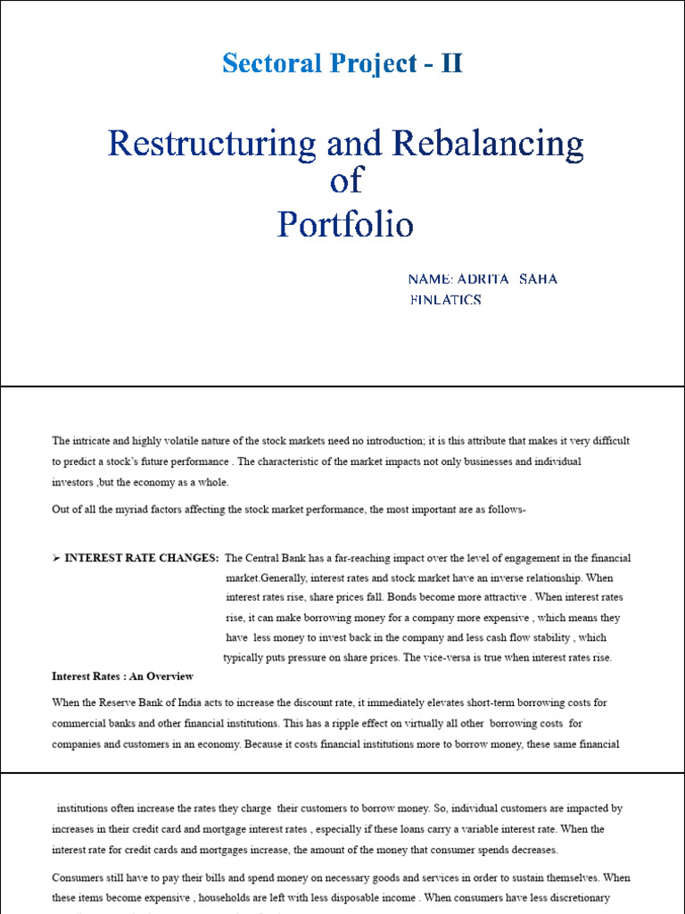 sectoral project 2 (3) | Download Free PDF | Interest | Interest Rates