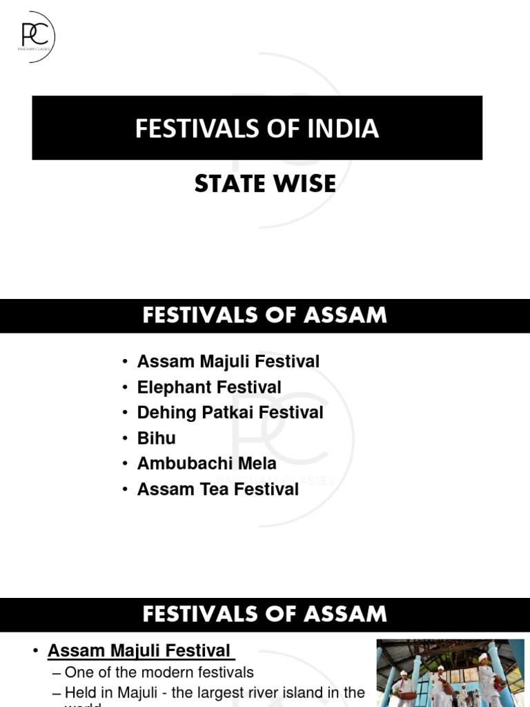 Festivals in India - 1361324 - 2022 - 09 - 19 - 22 - 55 | PDF ...