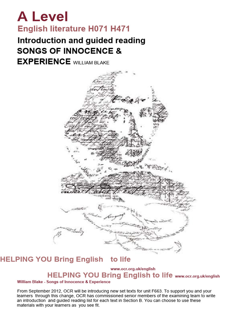 OCR Blake guide | PDF | William Blake | Paradise Lost