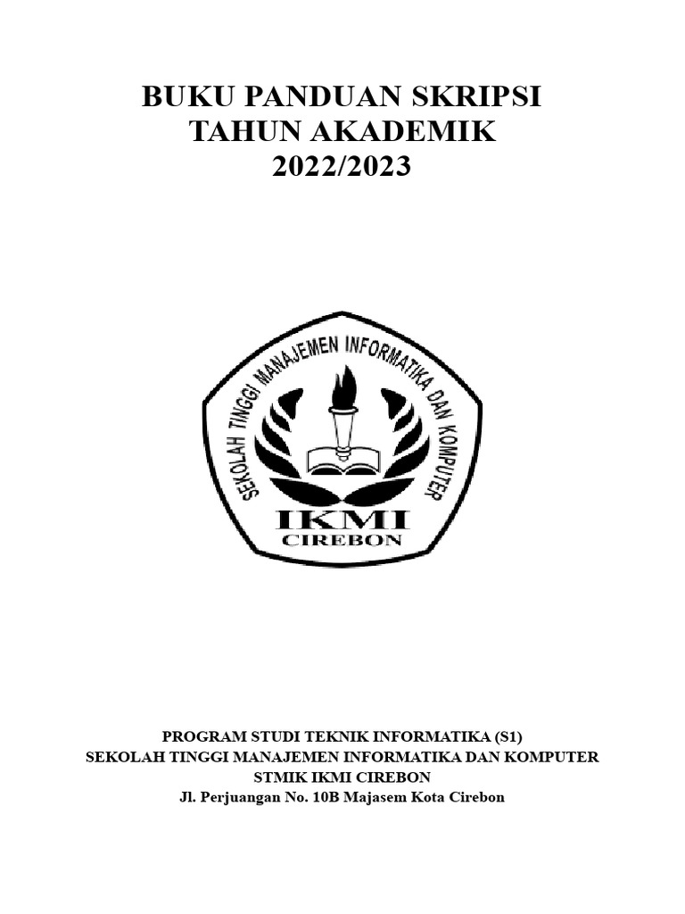 Buku Panduan Skripsi 2022-2023 | PDF | Komputer