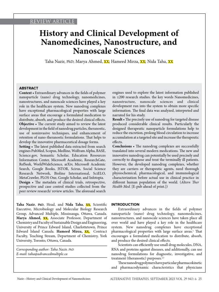 61 2023 Aug 11 - Alt Therapy - History and Clinical Development of ...