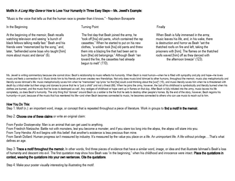Beginning Middle End Music Example | PDF