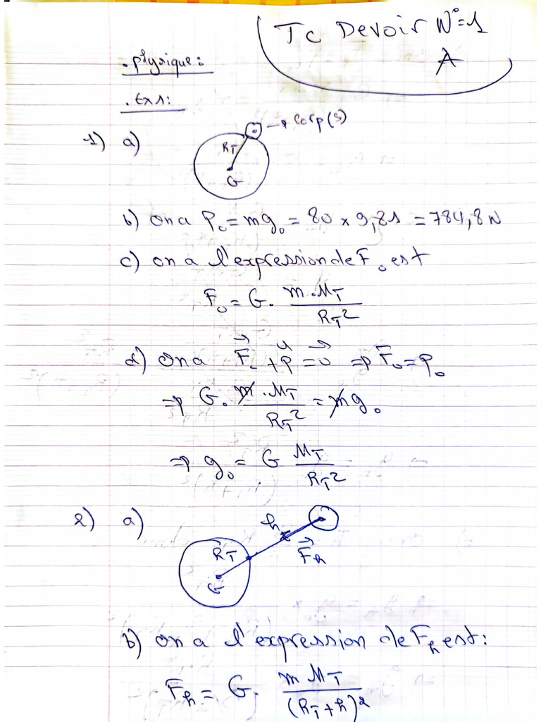 TC Devoir Corriger | PDF