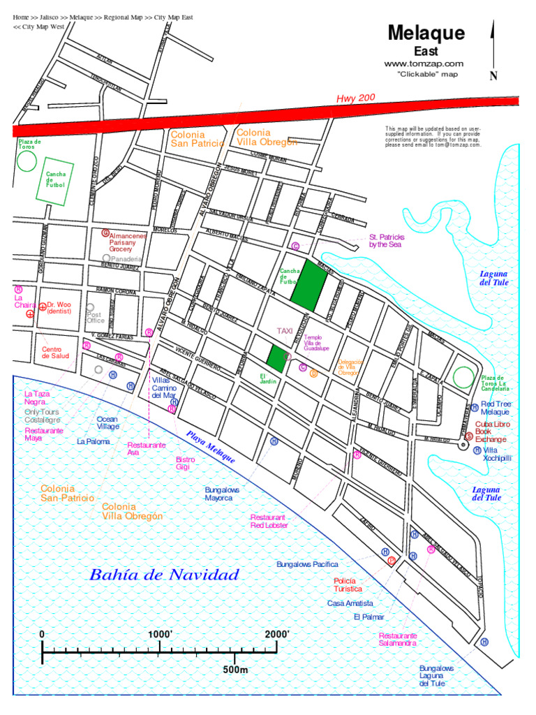 Map Melaque East | PDF