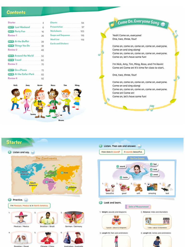 Come On Everyone Eng Preview Level 5 | PDF