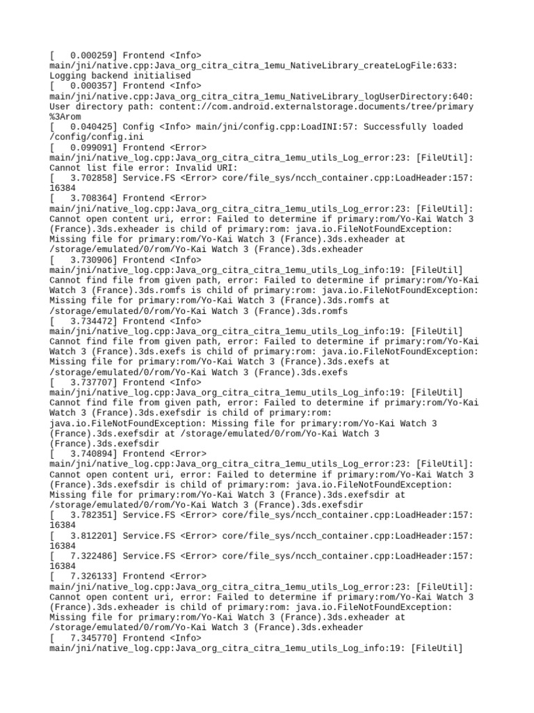 citra_log | PDF | Read Only Memory | Computer Architecture