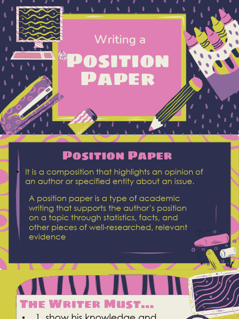 EAPP Q4 W2 Writing A Position Paper Part 2 | PDF | Career & Growth
