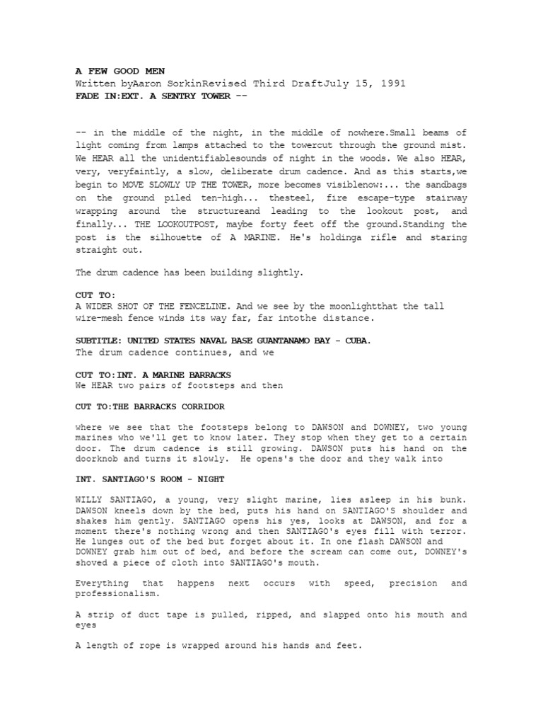 A Few Good Men | PDF