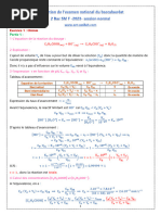 Correction Examen National Math 2020 | PDF | Mathématiques
