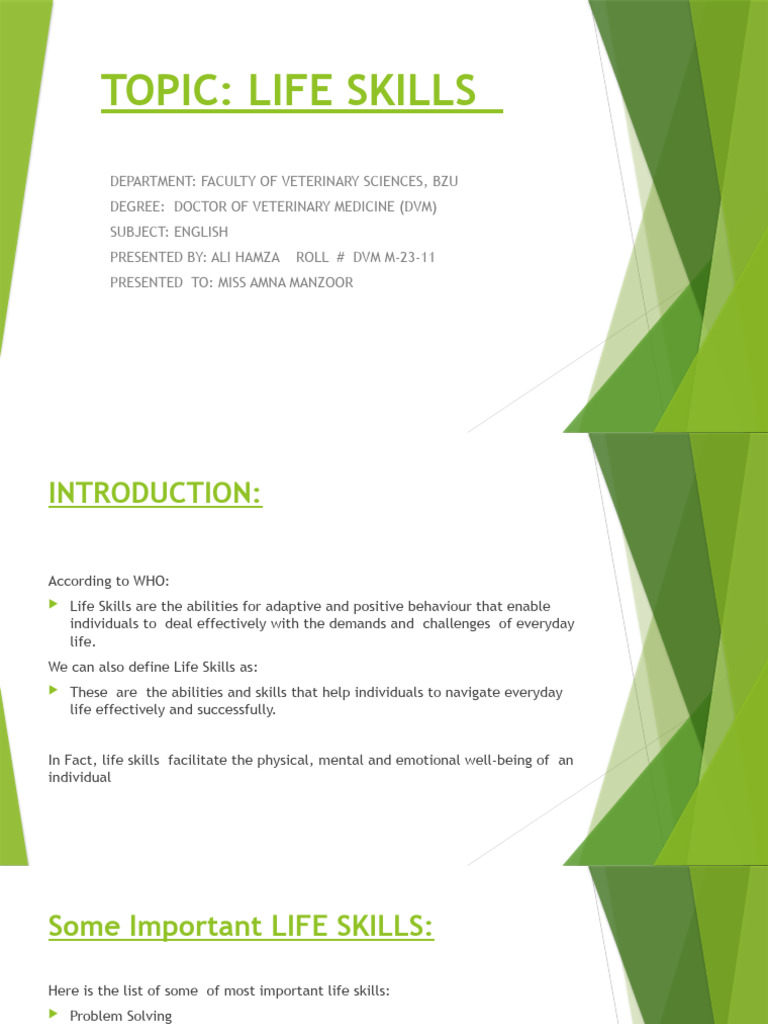 English Presentation Ali Hamza | PDF | Empathy | Self Awareness