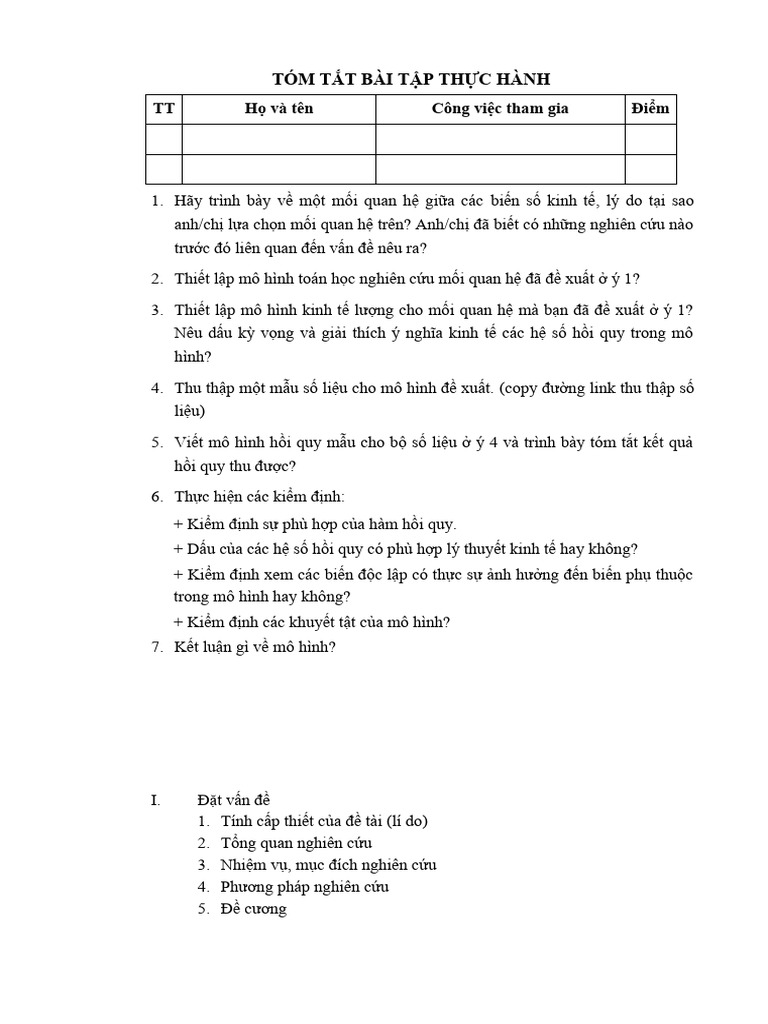 Bai Thu Hoach Kinh Te Luong | PDF