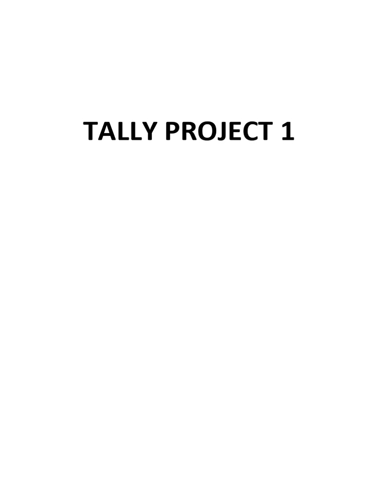 Tally Project 1 - Sole Propreitorship | PDF | Debits And Credits | Cheque