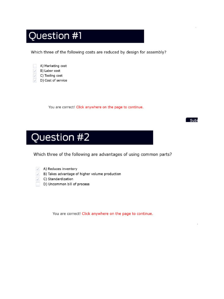 Design For Assembly | PDF