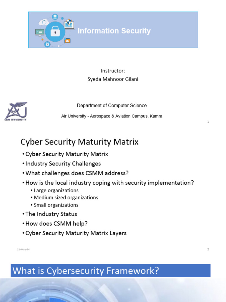 Cyber Security Matrix | Download Free PDF | Security | Computer Security