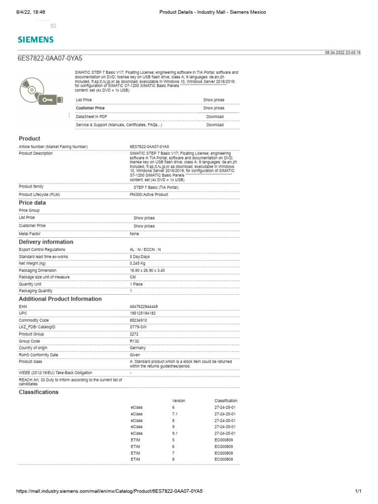 SIMATIC STEP 7 Basic | Download Free PDF | Computing | Software