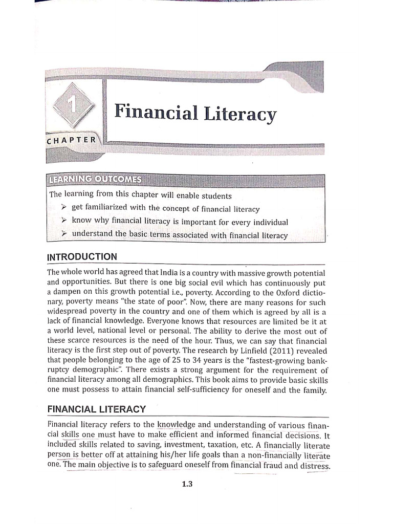 Financial Literacy Book PDF | PDF