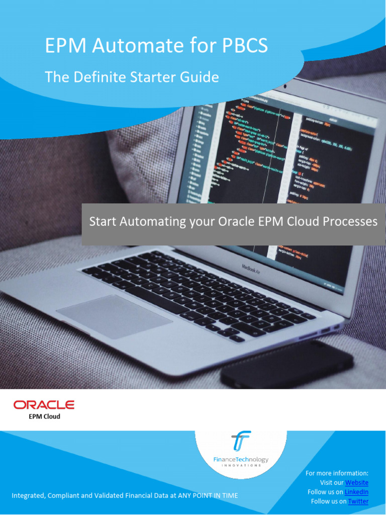 EPM Automate The Definite Starter Guide | Download Free PDF | Cloud ...