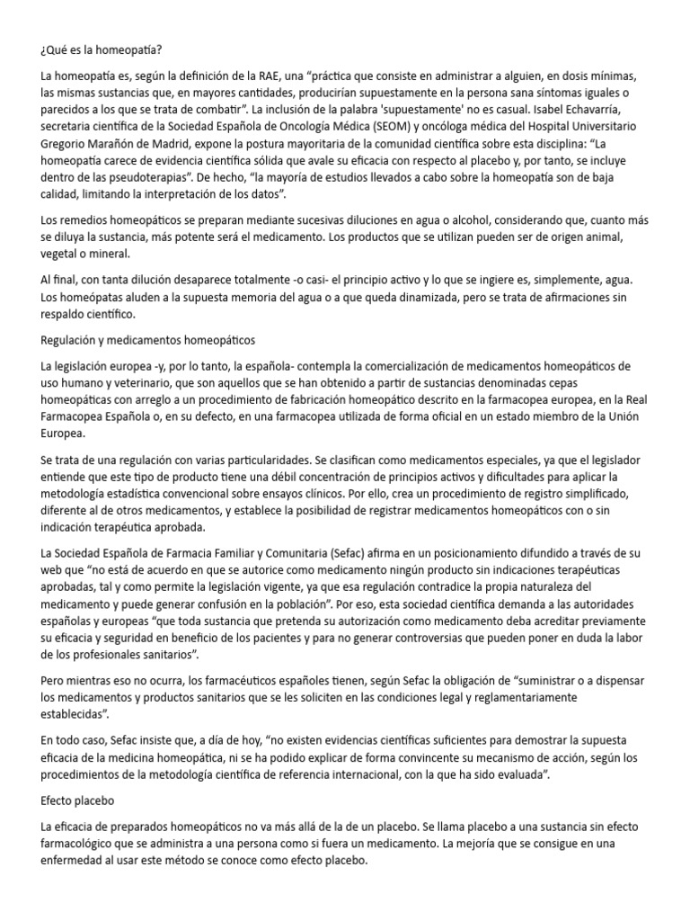 Homeopatia y Alopatia | PDF | Homeopatía | Medicina