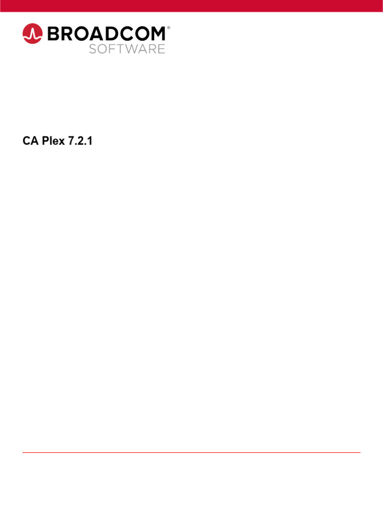 CA Plex 7 2 1 Source | PDF | Library (Computing) | Object (Computer Science)