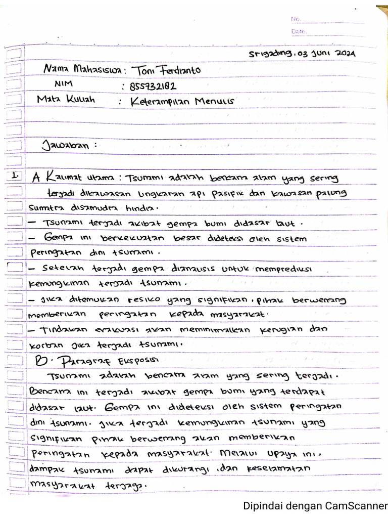 Tugas 3 Keterampilan Menulis | PDF