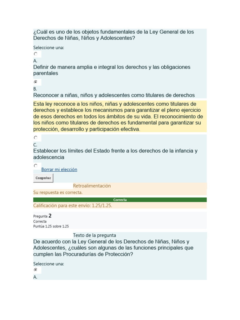 Respuestas Modulo 3 | PDF | Derechos de los niños | Violencia