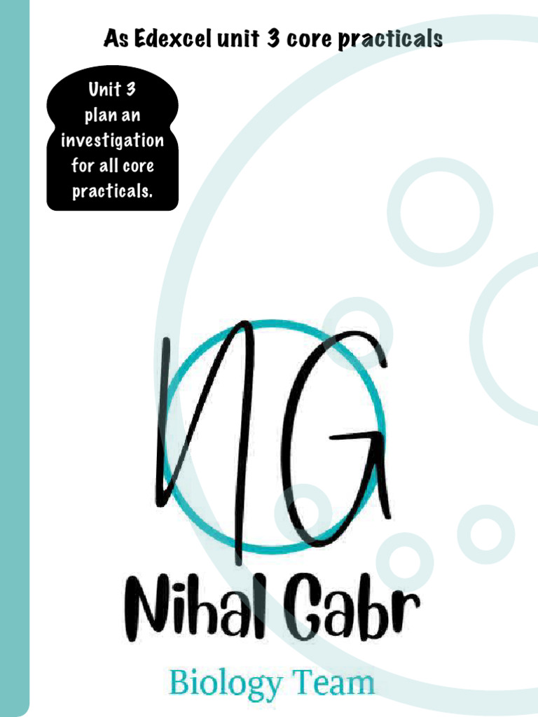 A Level Biology Paper 3 Practical Skills Revision | PDF | Vitamin C ...