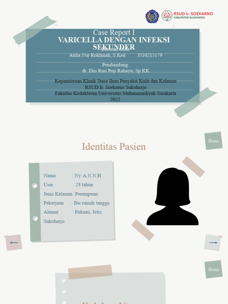 Varicella dengan Infeksi Sekunder | PDF