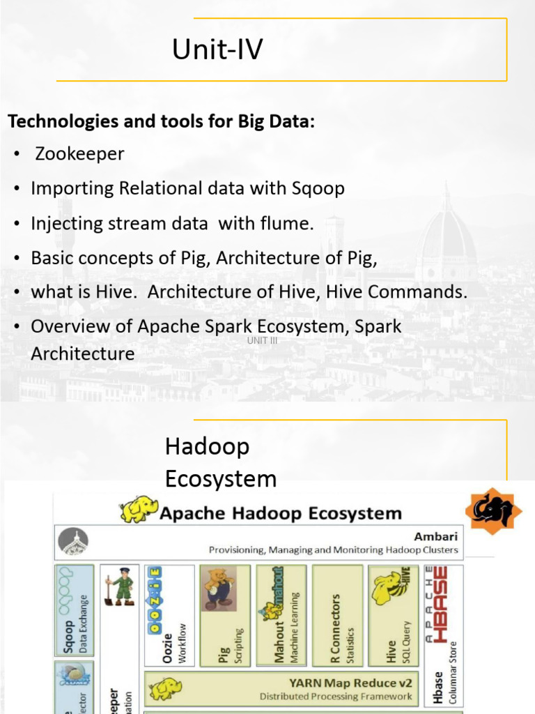 BDT Unit04 | PDF | Apache Spark | Apache Hadoop