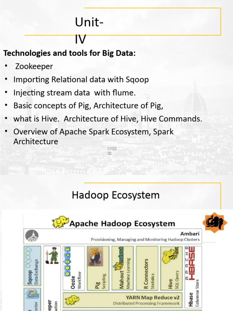 BDT Unit04 | PDF | Apache Spark | Apache Hadoop
